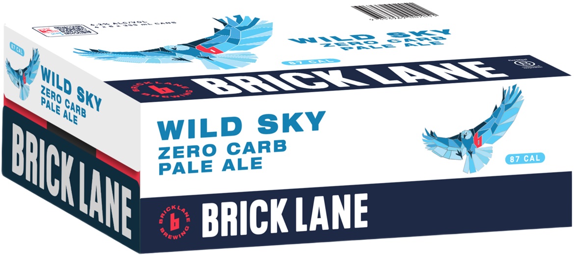 Brick Lane Wild Sky Zero Carb Pale Ale Can 355mL | Vintage Cellars