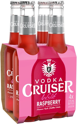 Vodka Cruiser Wild Raspberry 275mL | Vintage Cellars